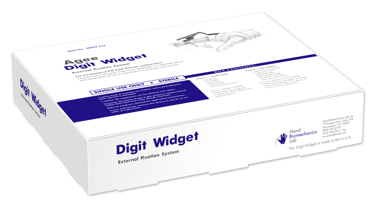 Digit Widget - to aid in the treatment of PIP flexion contractures